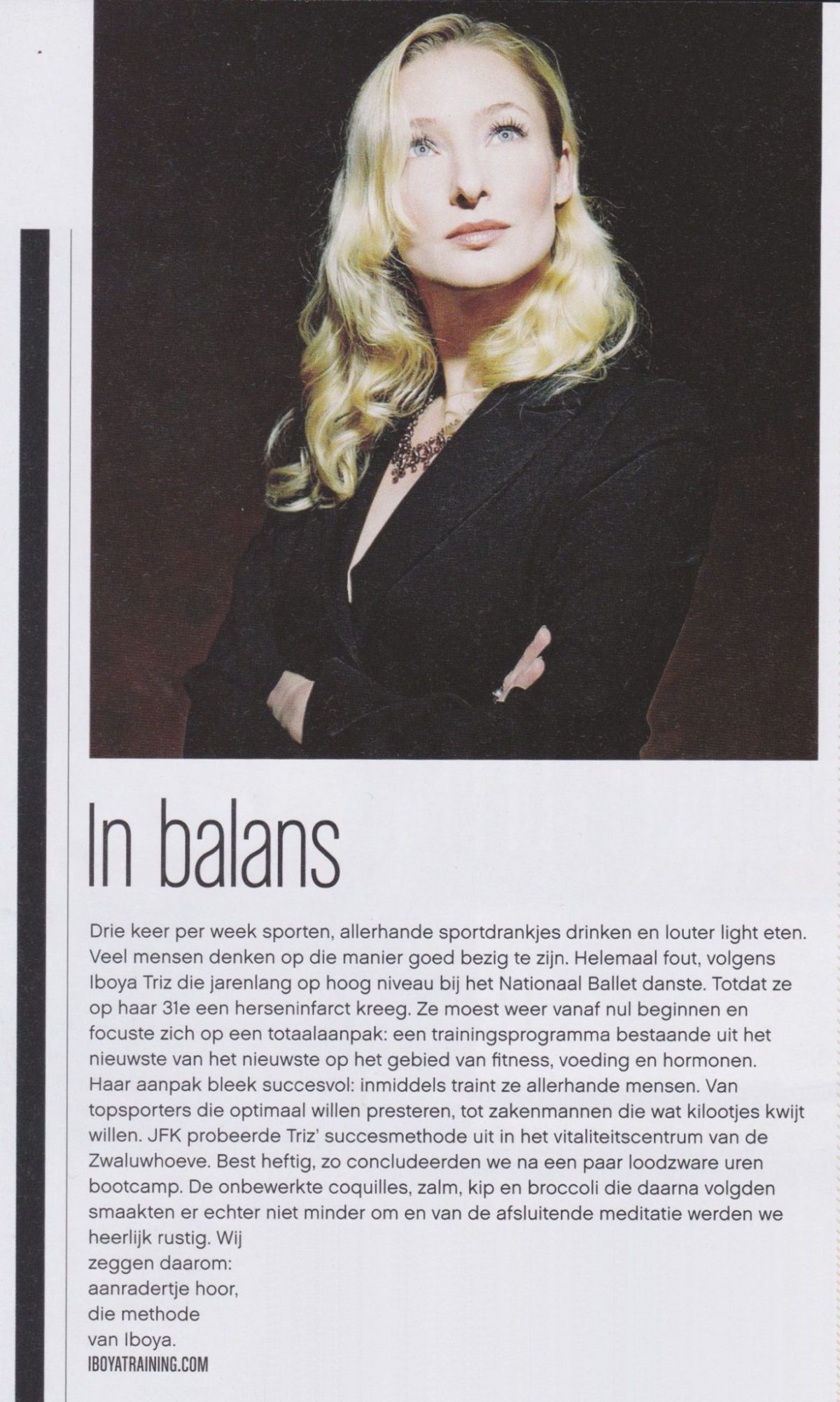 Iboya in de Media | Iboya Training | Personal Trainer Amsterdam