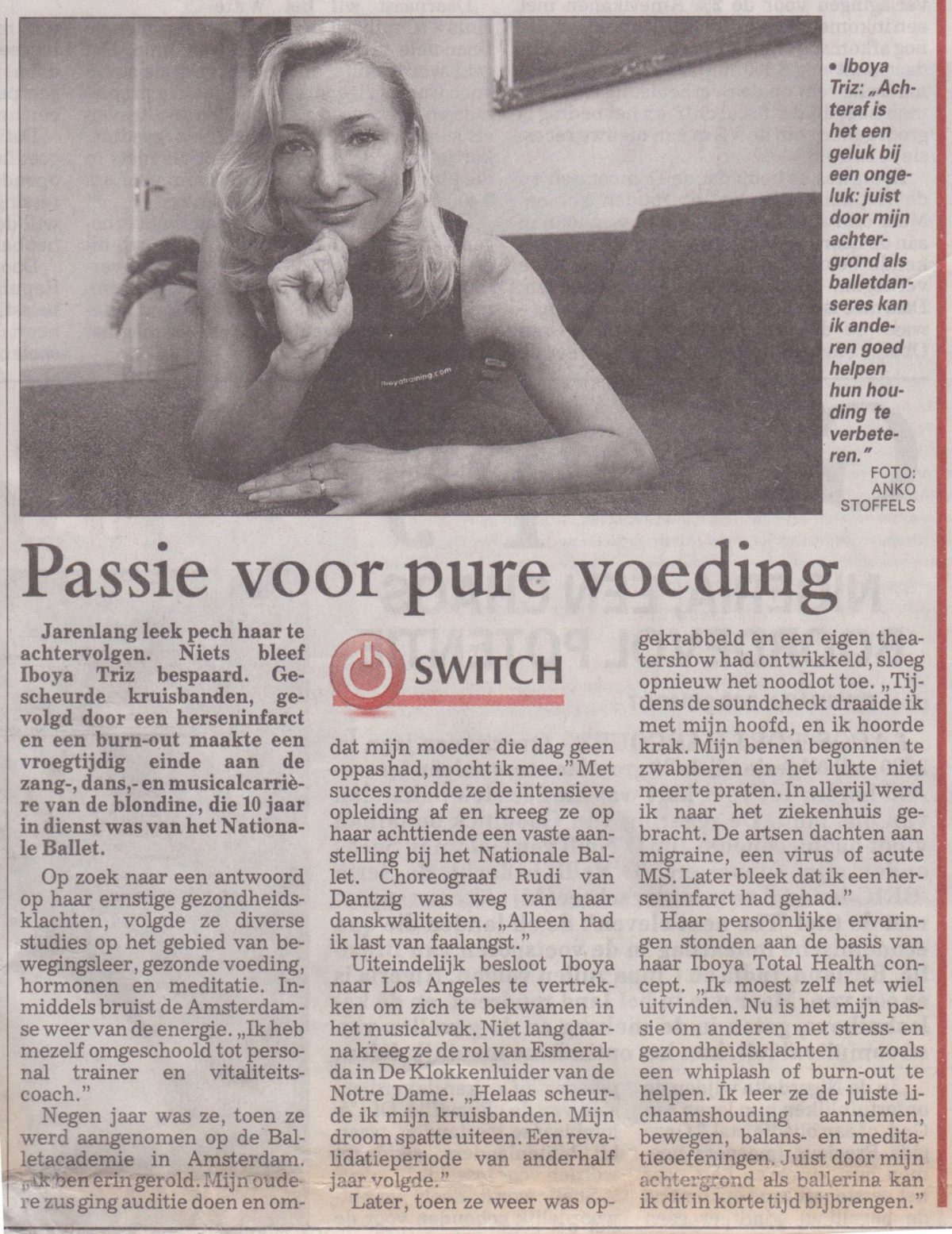 “Passie over pure voeding” | Iboya Training | Personal Trainer Amsterdam